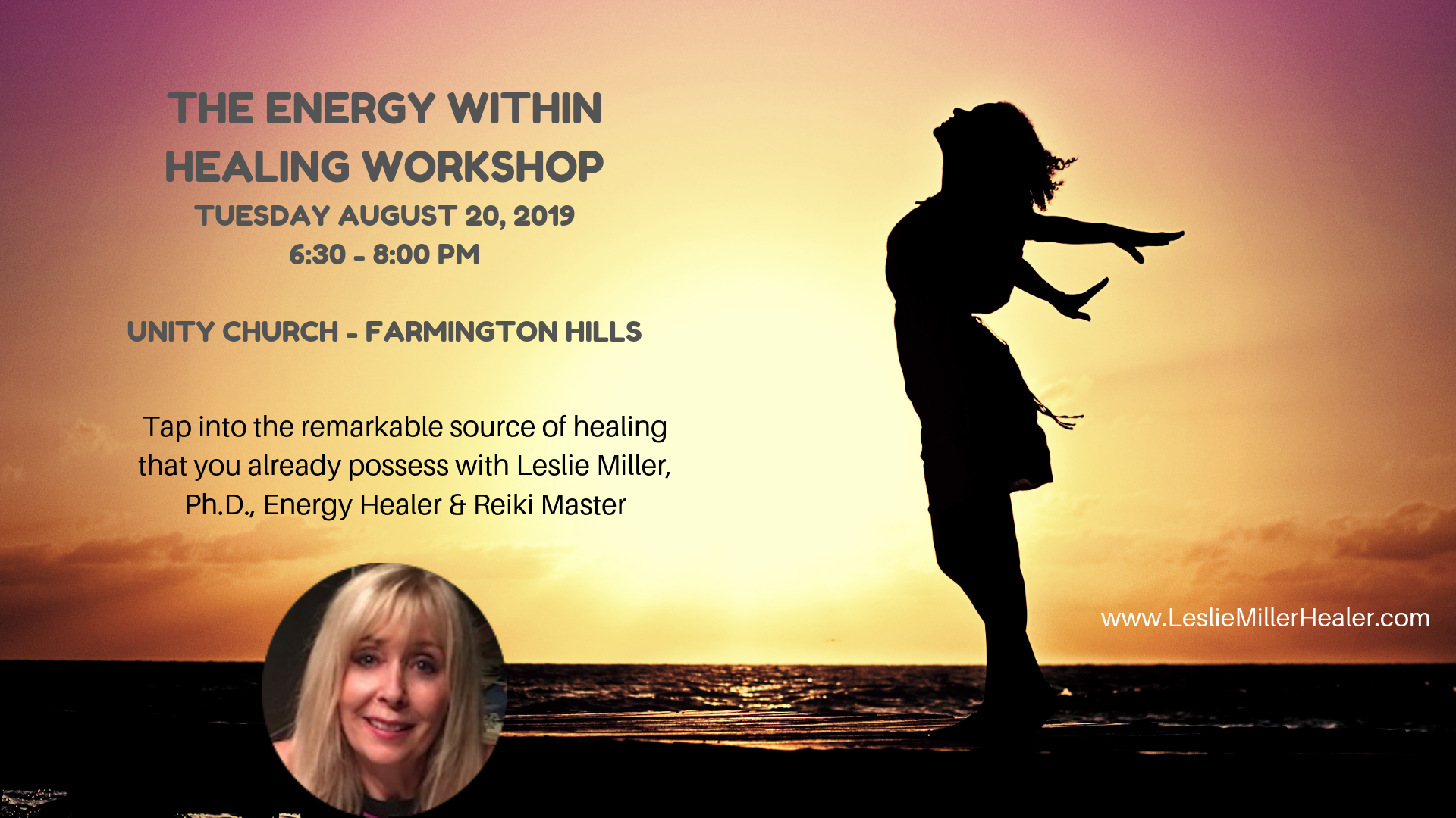 The Energy Within Healing Workshop - Leslie Miller Wellness